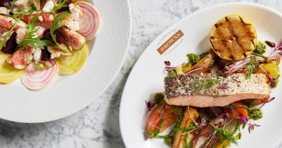 Browns Takeaway In Canary Wharf London Menu And Order Burger British Desserts Online